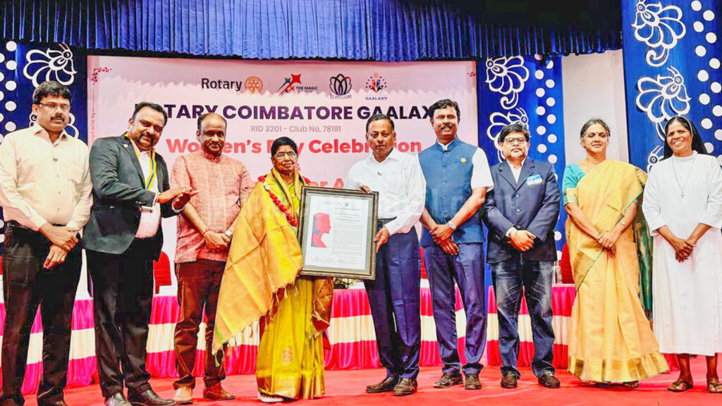 Thavamani D. Palaniswami recognised with the Change Maker award - The ...