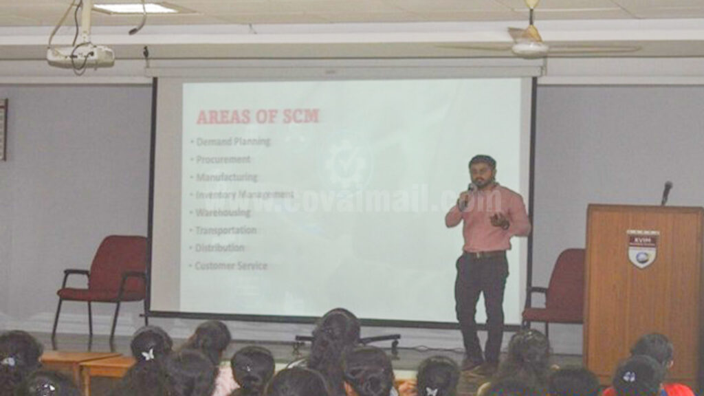 KVIM conducts a guest lecture on Logistics - The Covai Mail