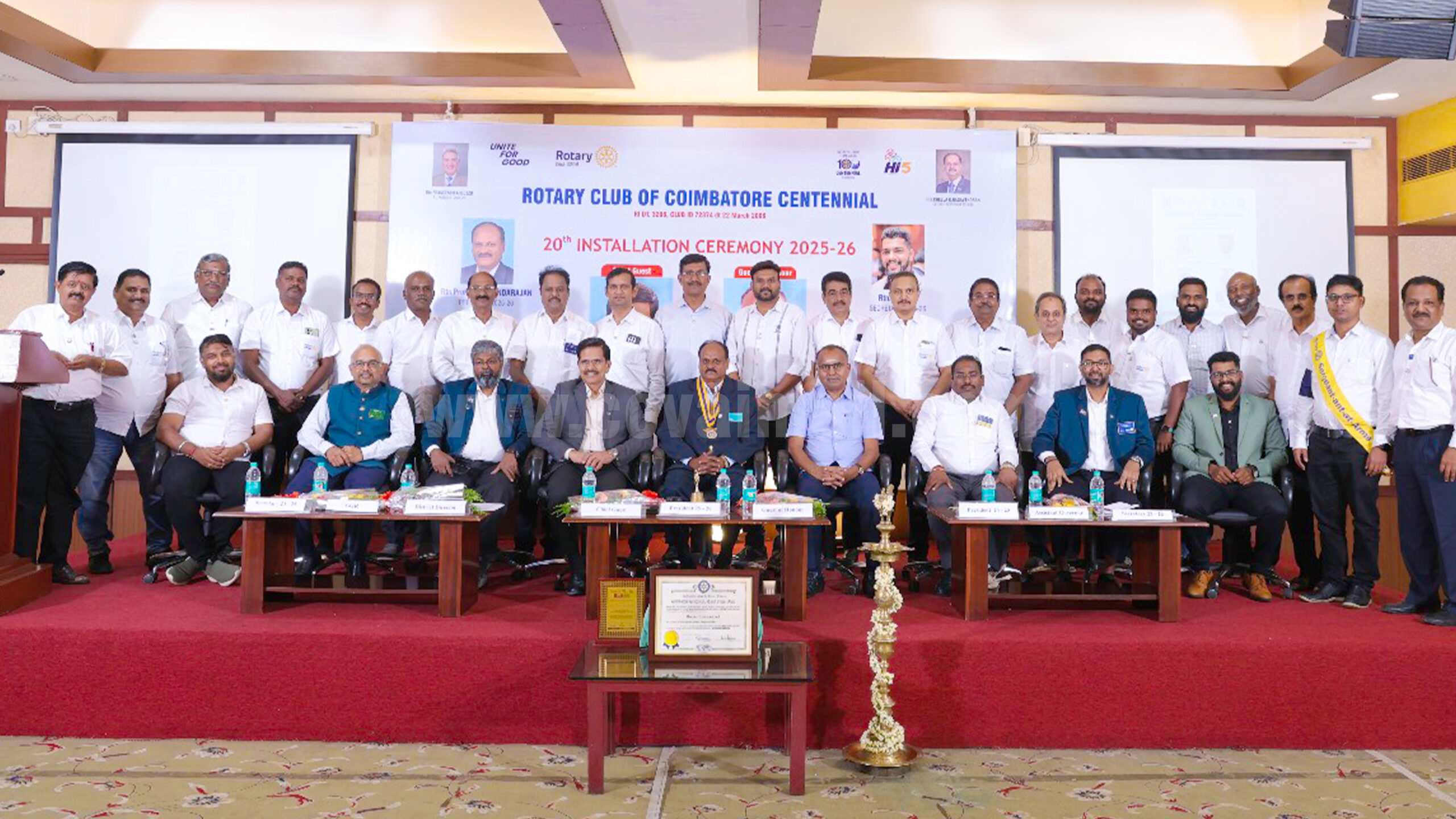 Rotary Centennial installs new team for 2025-26 - The Covai Mail