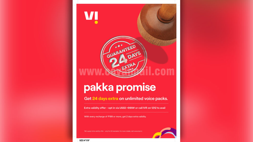 Vi guarantees 24 days of additional validity for 2G handset customers ...