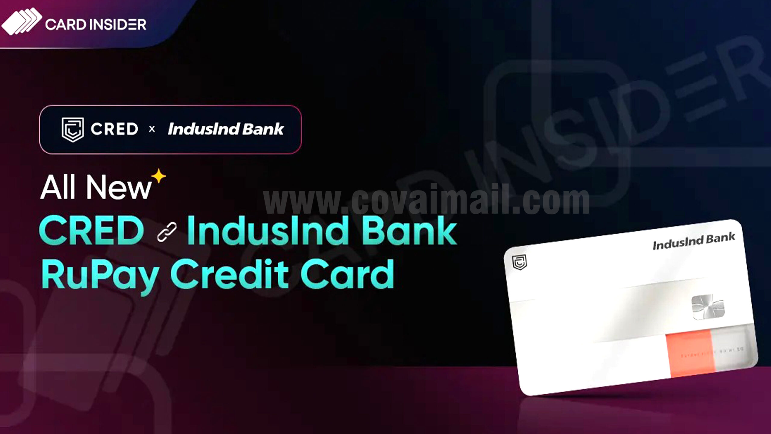 CRED launches IndusInd Bank Rupay Credit Card - The Covai Mail
