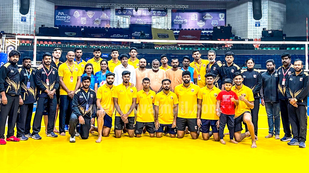 Isha Gramotsavam 2025 Champions Honoured at Prime Volleyball League ...