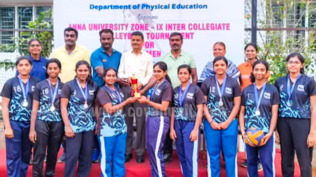 PSG Tech women’s team secures 2nd place - The Covai Mail