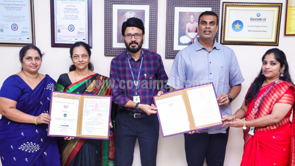 Ramakrishna College join hands with RND OptimizAR - The Covai Mail