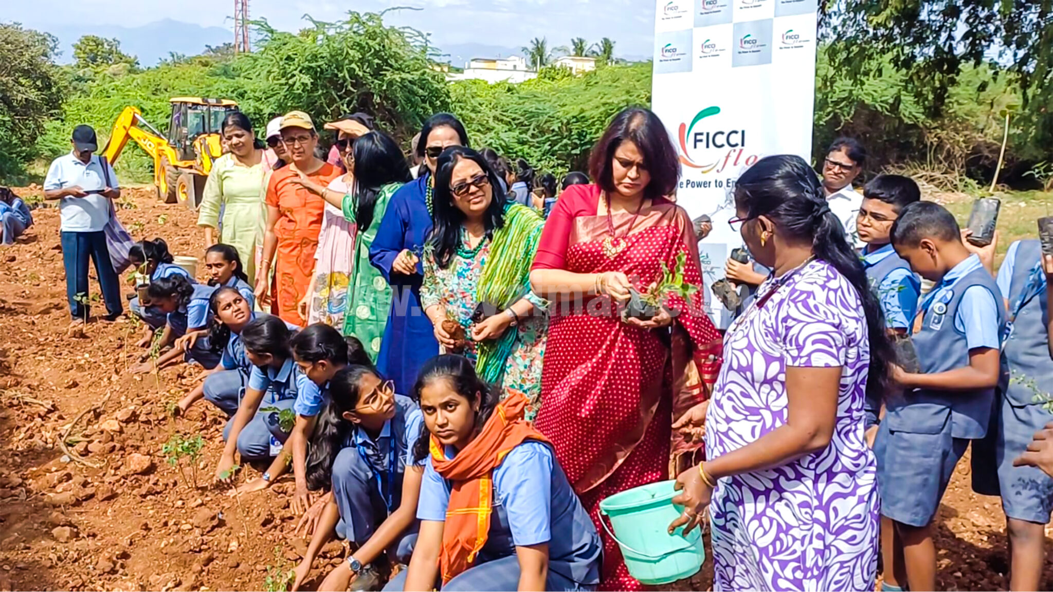 FICCI FLO Launches ‘Vruksha’ Urban Afforestation Drive at Karamadai ...
