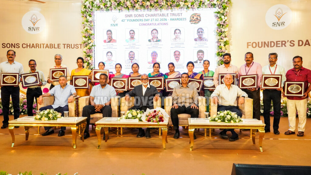SNR Sons Charitable Trust celebrates 42nd Founder's Day - The Covai Mail